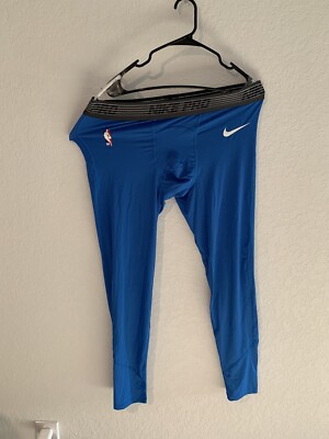 NBA Basketball Nike Pro Compression Shorts W/No Pads Blue size XXL | eBay
