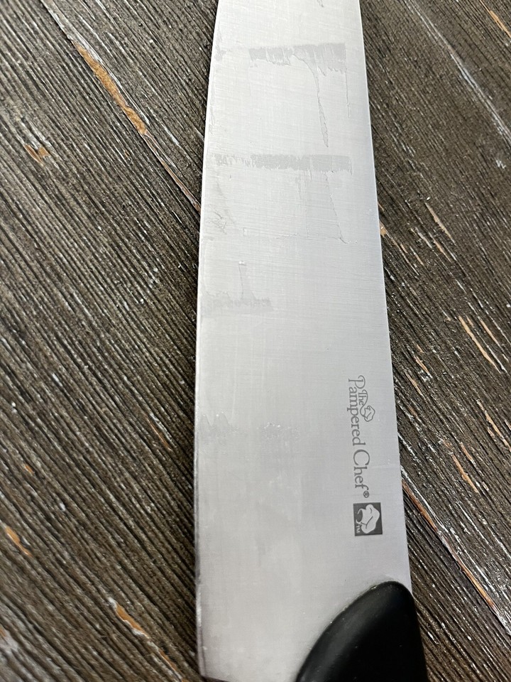 The Pampered Chef-Vintage Knife- No Case- Good Shape | eBay