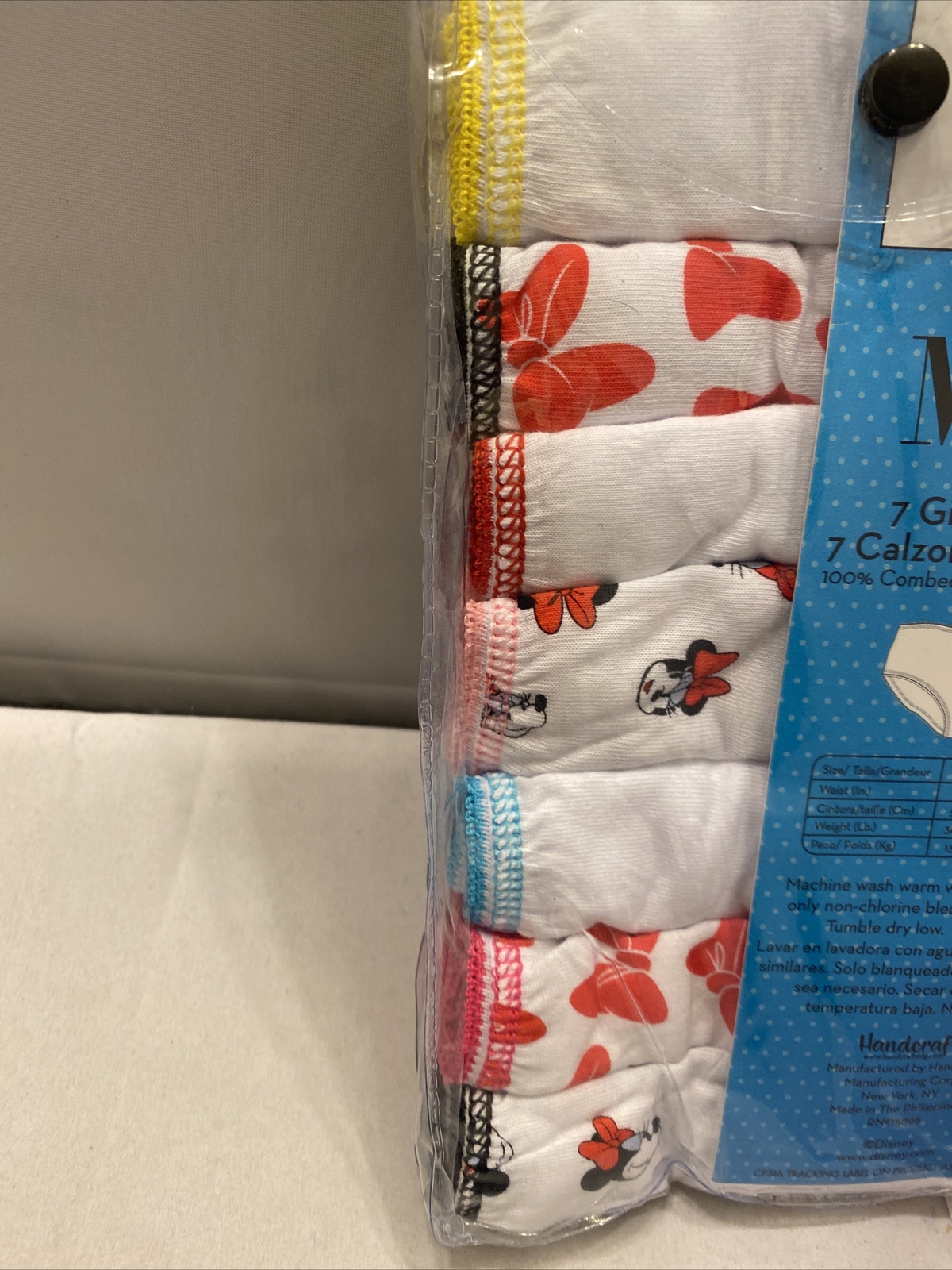 Disney Girls Cotton Underwear 7-Pair Kids Panties Minnie Mouse | eBay