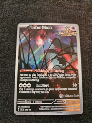 Flutter Mane SVP 097 Pokemon Center Stamp Promo - Temporal Forces ETB ...