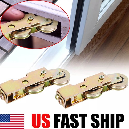2x Sliding Patio Door Rollers 1-1/4 Inch Sliding Door Tandem Roller ...