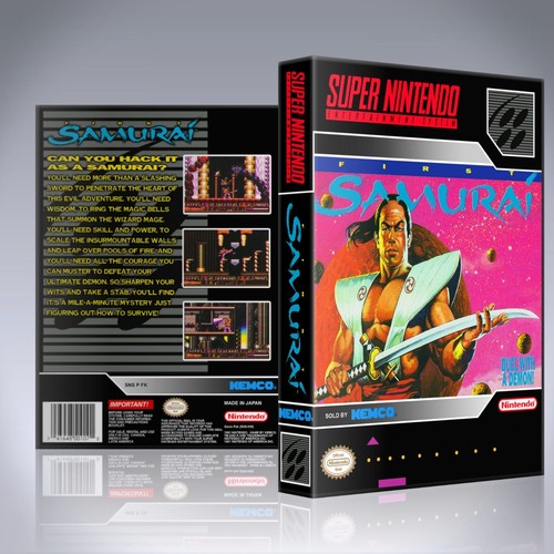 SNES Case - NO GAME - First Samurai | eBay