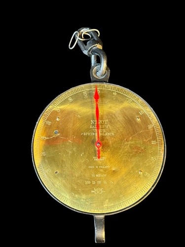 Antique England Salter’s Trade Spring Balance 100 LB Balance Scale No ...