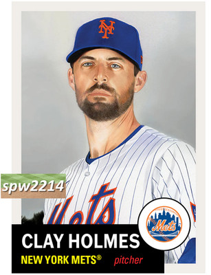 Topps Living Set Clay Holmes #906 - Presale | eBay