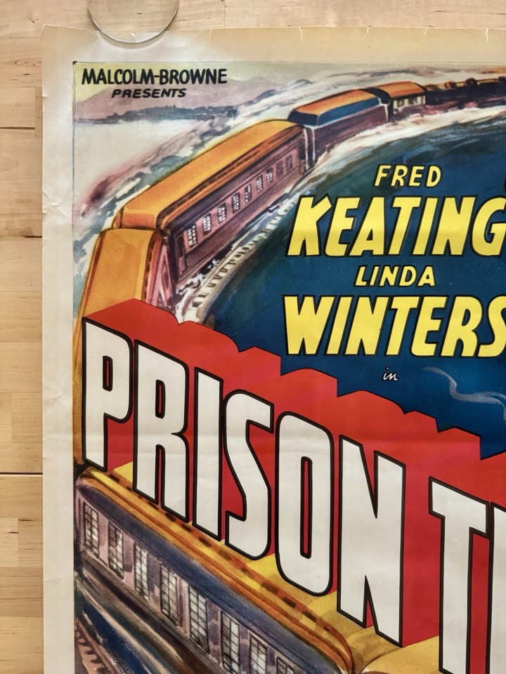 PRISON TRAIN 1938 1sh Movie Poster Fred Keating 27x41 | eBay
