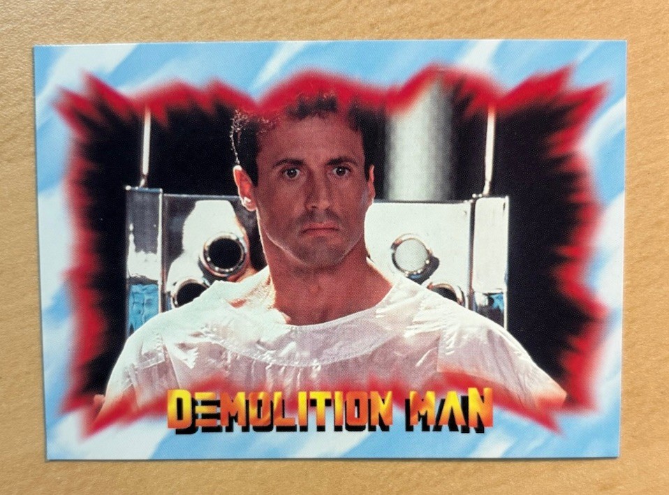 Demolition Man 1993 Prototype Card #S1, Sylvester Stallone | eBay