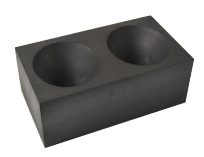 Double Cavity Graphite Gold Conical Cone Mold 2" x 1-1/2" Casting ...