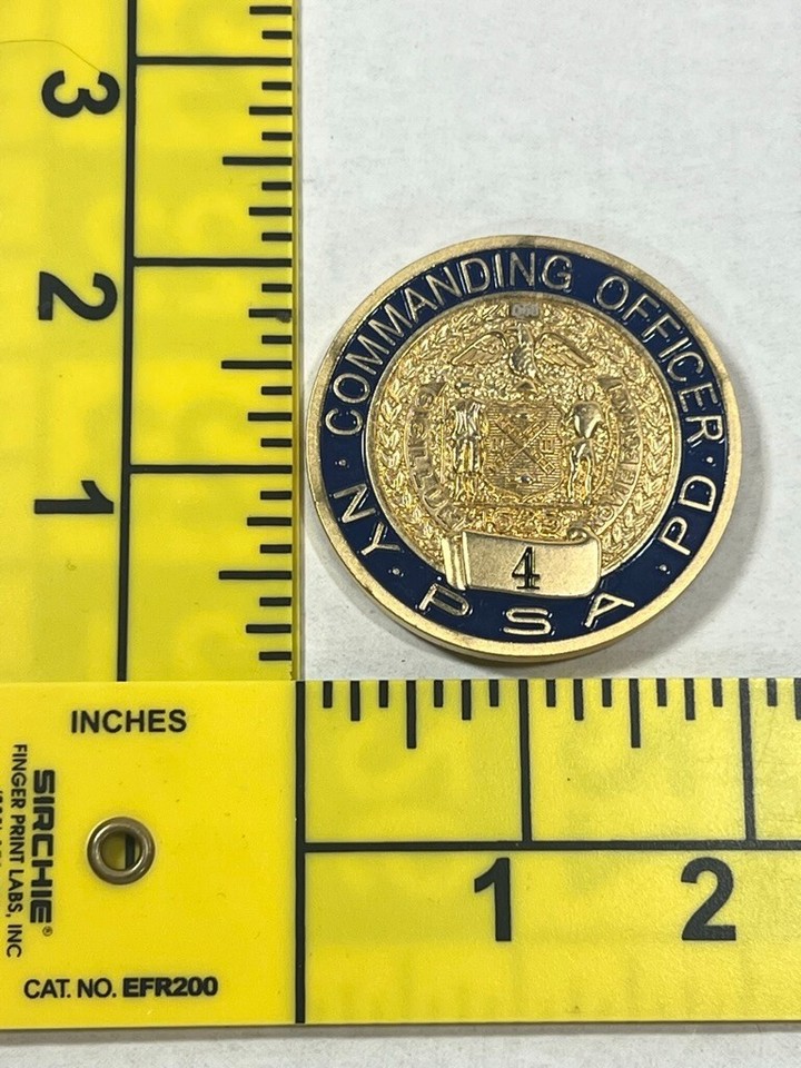 NYPD Captain Commanding Officer Police Service Area 4 numbered ...