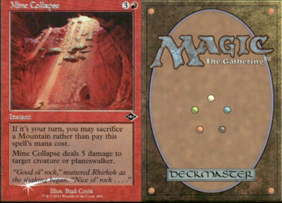 Magic the Gathering -MTG- Foil Mine Collapse | eBay