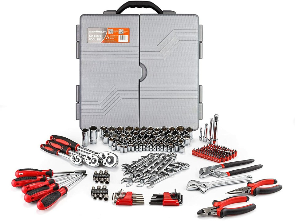 205 Pieces Basic Tool Set For House/Car Repair,Construction,DIY-er ...