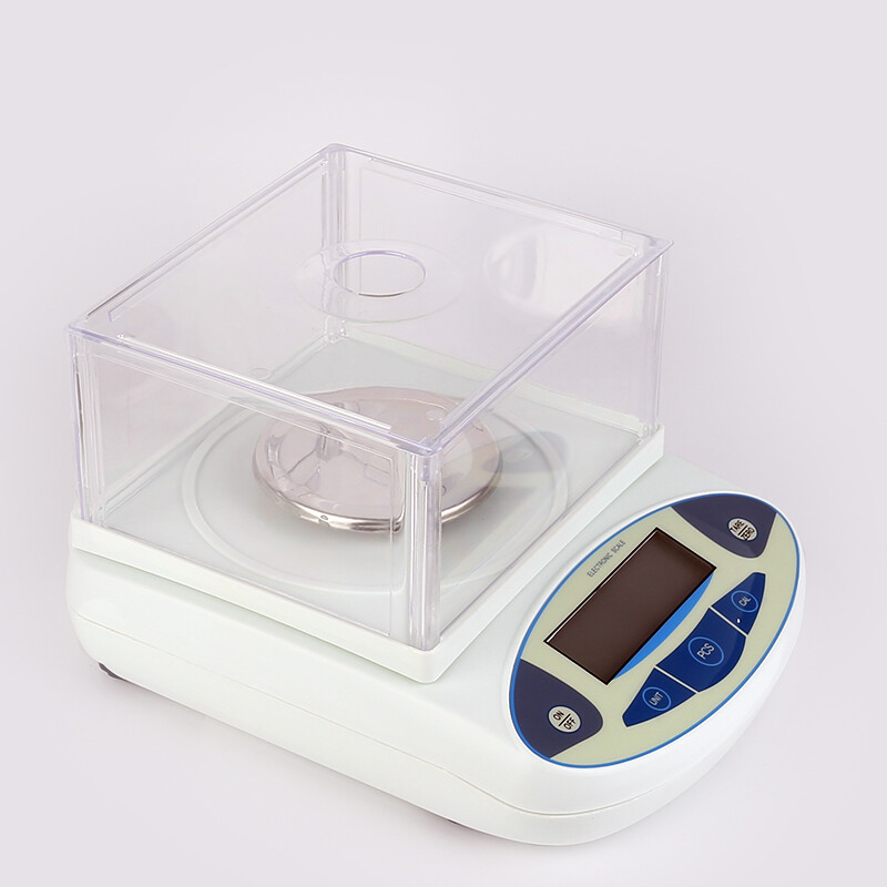 0.001g 300g High-Precision Digital Balance Scale +Windshield for Lab ...