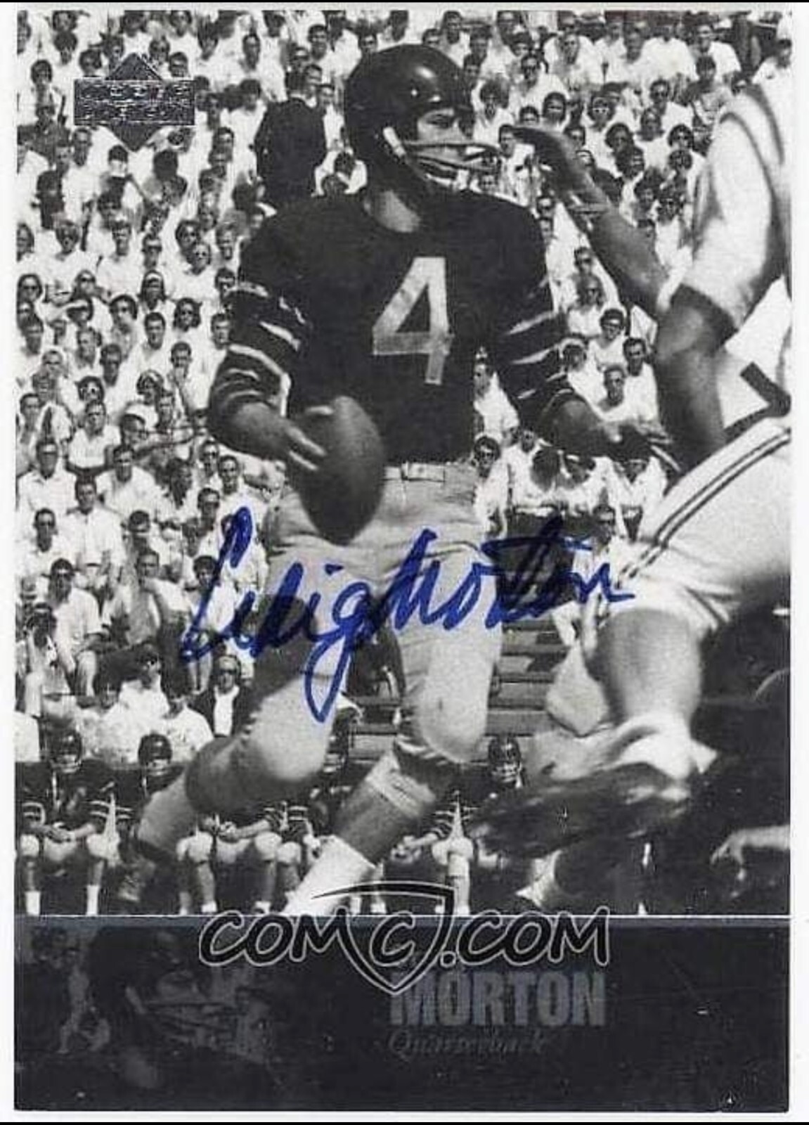 2011 Upper Deck Legends Craig Morton Autograph Card | eBay