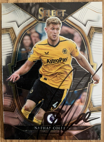 PANINI SELECT 2022/23 SIGNED CARD - NATHAN COLLINS - WOLVES | eBay UK