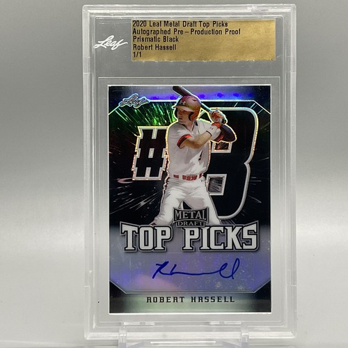 2020 Leaf Metal Draft Picks Robert Hassell Autograph 1/1 | eBay