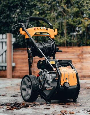 POWERFUL 272 BAR 3950PSI PETROL PRESSURE WASHER JET WASH PATIO CLEANER ...