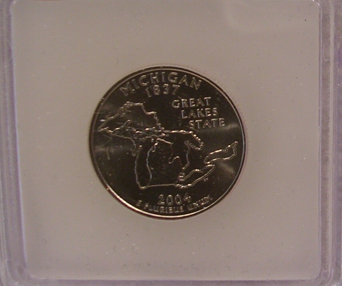 2004 D Michigan State Quarter ICG MS67 - Uncirculated Coin | eBay