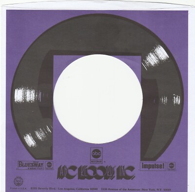 ABC RECORDS 1970'S COMPANY SLEEVE ~ REPRO ~ JAMES GANG COLTRANE BB KING ...