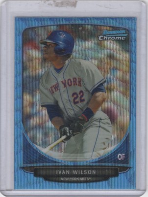 2013 Bowman Chrome Ivan Wilson Light Blue Wave | eBay