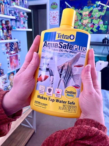 Tetra Fish Tank Water Conditioner and Dechlorinator,Plus, Fresh Water ...