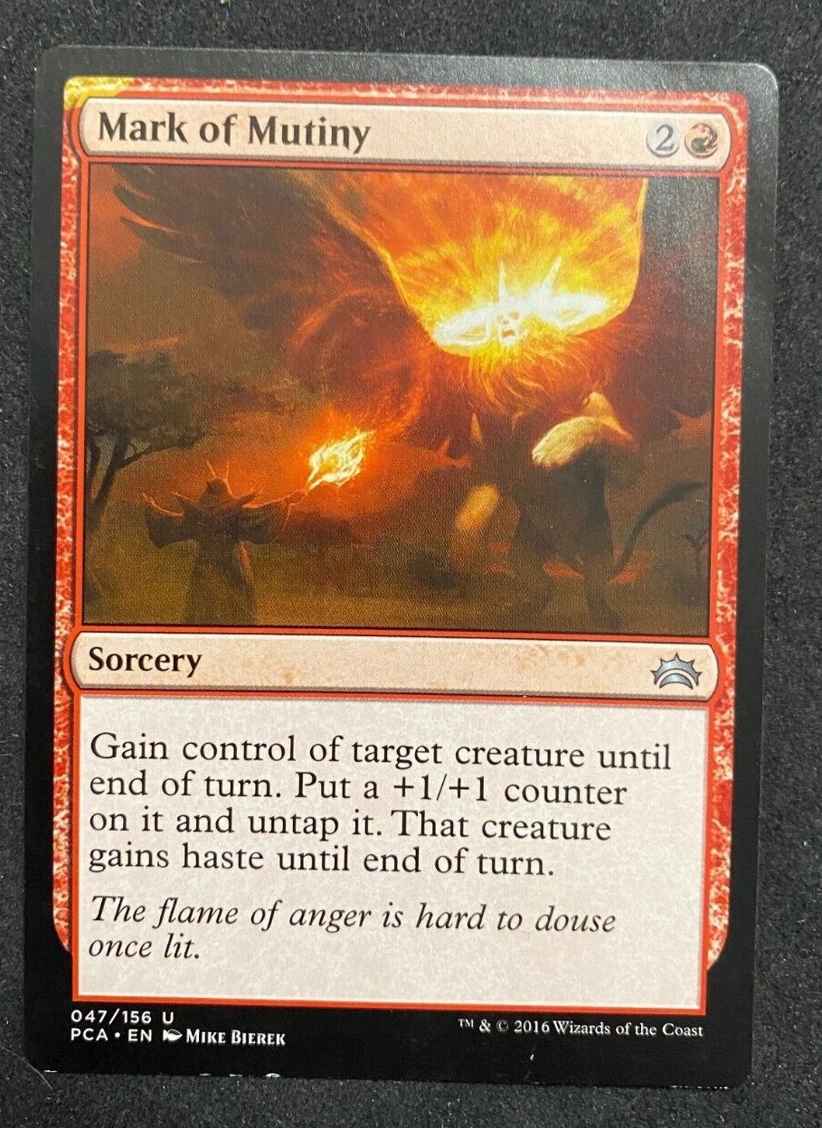 MTG Magic The Gathering Mark of Mutiny Planechase Misprint | eBay