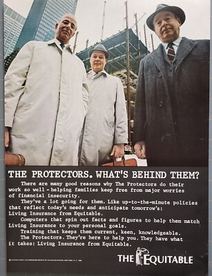 1968 The Equitable Life Insurance Up To The Minute Policies Print Ad | eBay