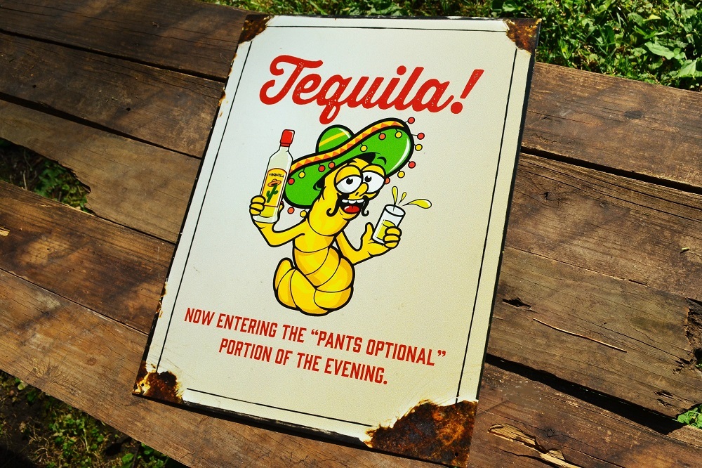 Tequila - Pants Optional Tin Metal Sign - Party - Jose Cuervo, Don ...