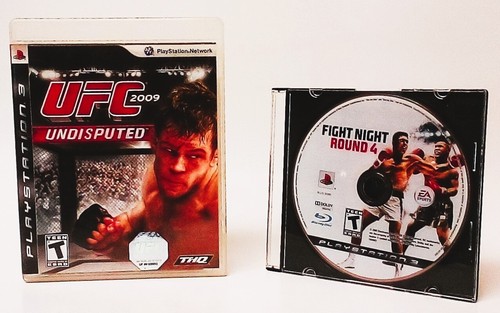 PlayStation 3 UFC Undisputed 2009 Complete w/ Fight Night Round 4 Disc ...
