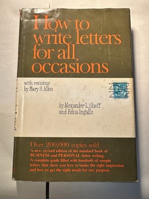 How To Write Letters For All Occasions, Good Shape Original | eBay