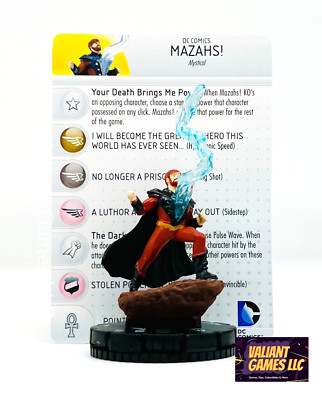 DC Heroclix Mazahs! #061 w/ Card Justice League Trinity War Set Legacy ...