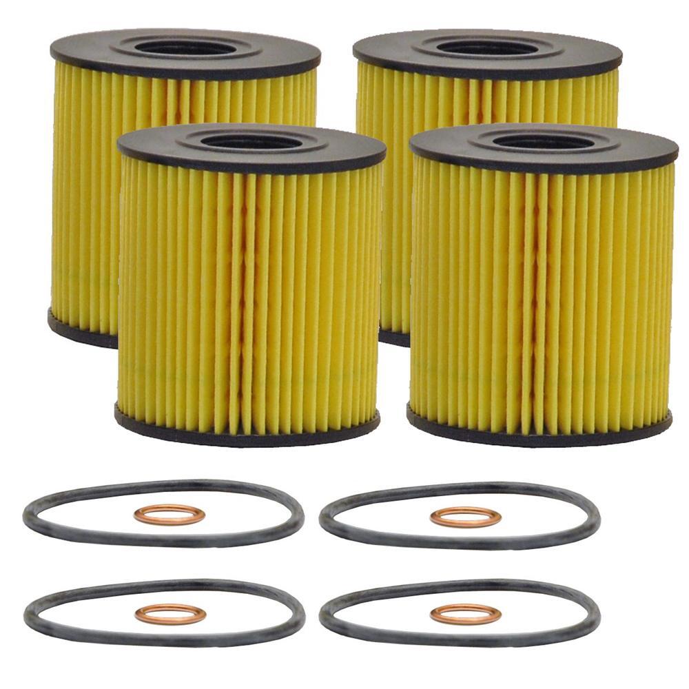 WIX Set of 4 Engine Motor Oil Filters 57512 for Mini Cooper R55 R56 R57 ...