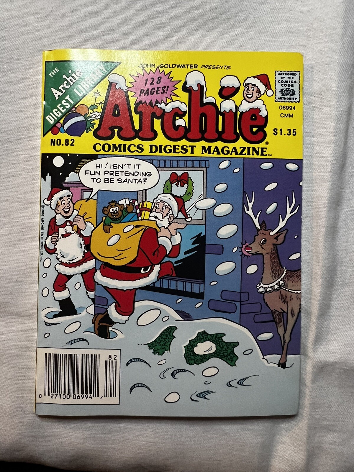 The Archie Digest Library February Issue 82, 1987. Archie Comics Digest ...