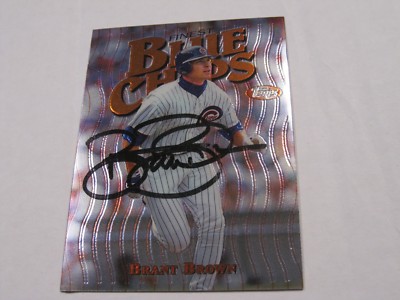 Brant Brown Topps Autographed Baseball Card 2 | eBay