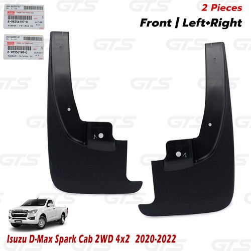 L+R Front Mud Flap Splash Guards Fits Isuzu D-Max Spark Cab 2WD 4x2 ...