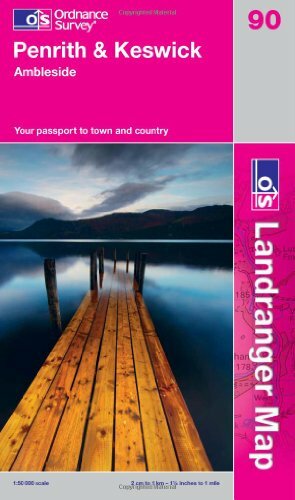 Penrith & Keswick, Ambleside (OS Landranger Map) by Ordnance Survey ...