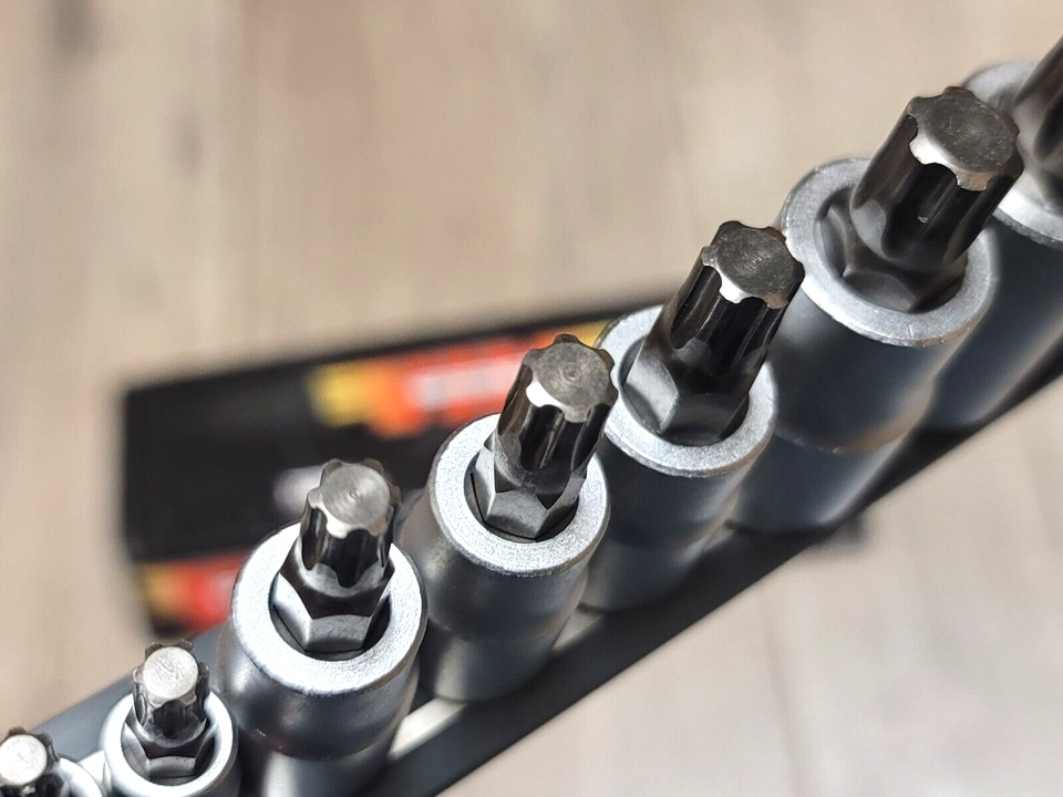 VIM 12pc Torx Plus S2 Bit Socket Set IP8 to IP60 w/ Magnetic Rail #TMS-TXIP6 | eBay