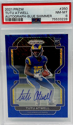 Tutu Atwell Patch, Autograph, Blue Shimmer, Serial Numbered 16/25 Low ...