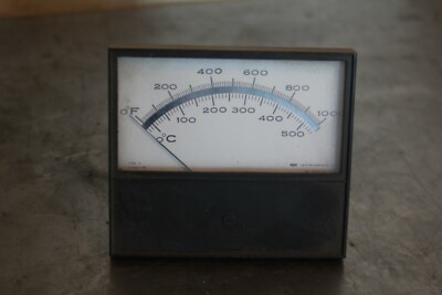 API Instruments Analog Meter 0/1000F 0/500C Type J AP5120-5H | eBay