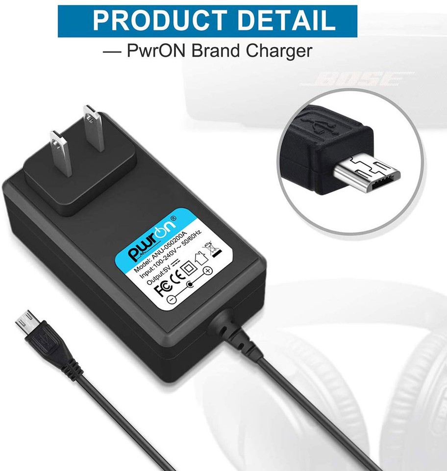 PwrON 5V AC Adapter Charger For Altec Lansing IMW789-BLG IMW789-CB ...
