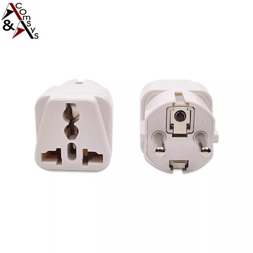 Reiseadapter UK GB USA auf EU Strom Netz Adapter Schuko Stecker Kopfer ...