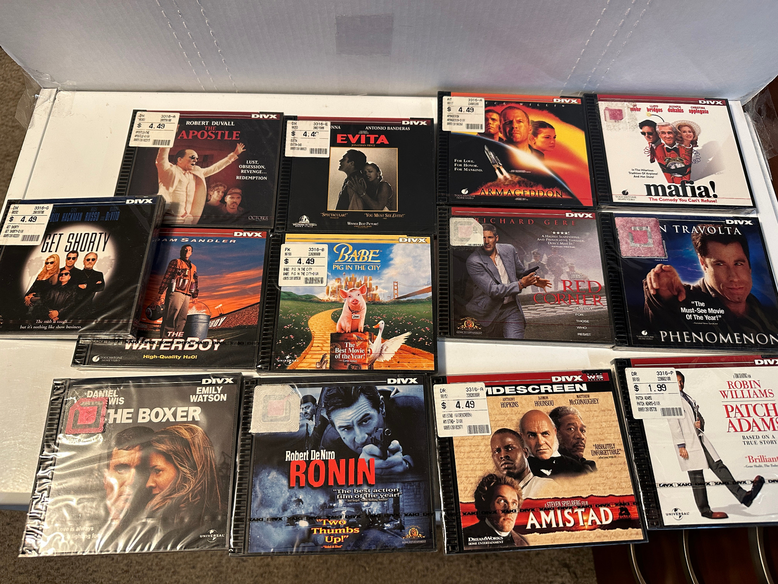 Sealed Lot Of 13 DIVX Video Rare Movies - DIVX Movie Format - Not a DVD ...