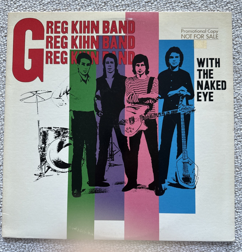 5 Greg Khin lp’s Again / Next Of Khin / With The Naked Eye / Glass ...