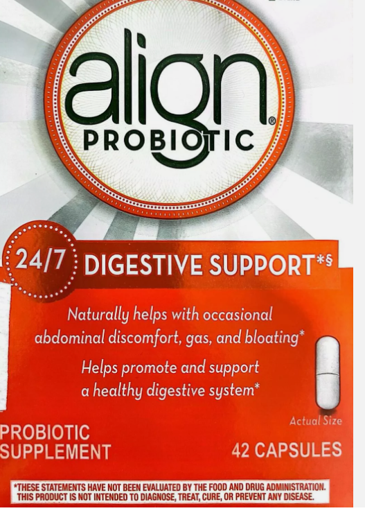 Align Probiotic Extra Strength, 5X More Good Bacteria for Digestive ...