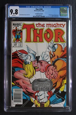 THOR #338 vs BETA RAY BILL Battle 2nd app GOTG MCU 1983 Canadian ...