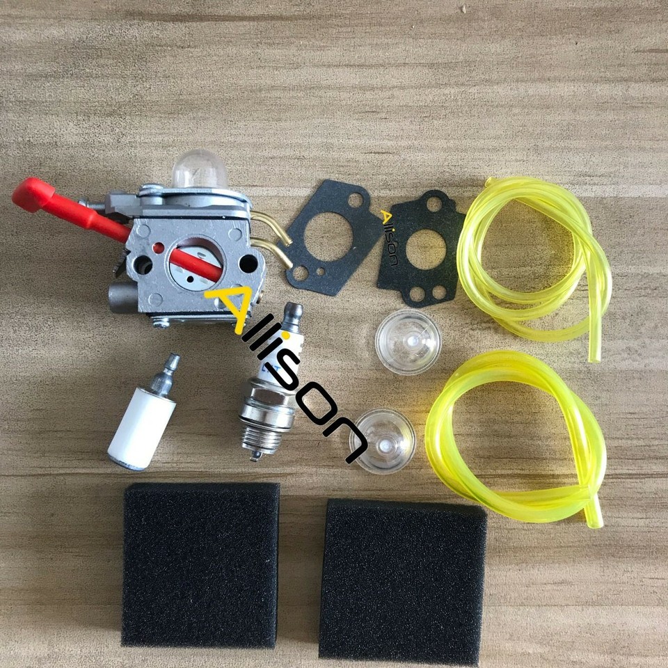 Carburetor Air Filter Carb Kit For Homelite ST155 ST185BC ST275 ST285BC ...