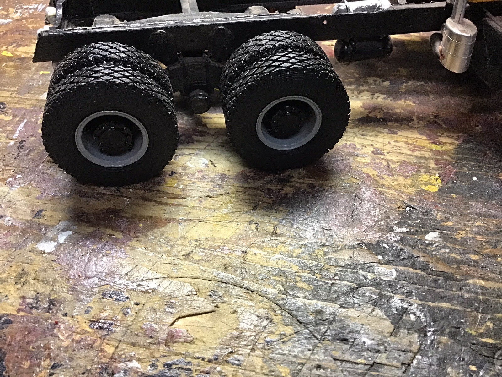 1/25 Scale Model Semi Truck REAR Axle Planetary Drive Hubs. | eBay