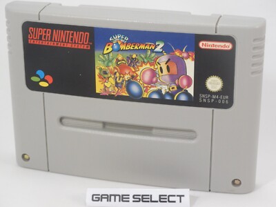 Super Bomberman 2 Bomberman Nintendo SNES Super NES 16 Bit PAL EUR EU ...