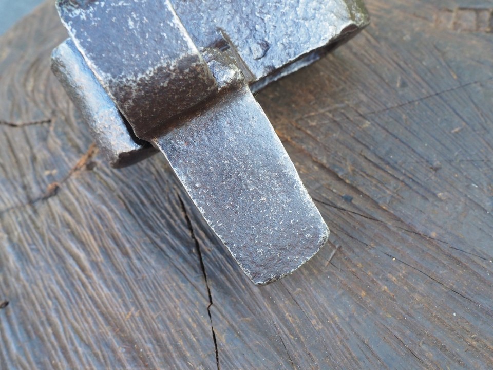 SET (2) HARDY VISE STAKE BENDING JIG BLACKSMITH ANVIL VINTAGE RR ...