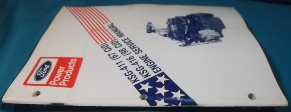 FORD KSG-411 67 CID KSG-416 98 CID ENGINE SERVICE SHOP REPAIR REBUILD ...
