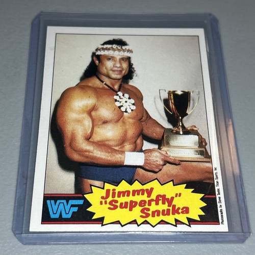 1985 Topps WWF Card #6 Jimmy Superfly Snuka | eBay