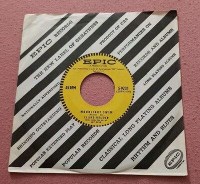 Clare Nelson 45 Moonlight Swim / Flowers On The Water Epic 5-9231 vg+ ...